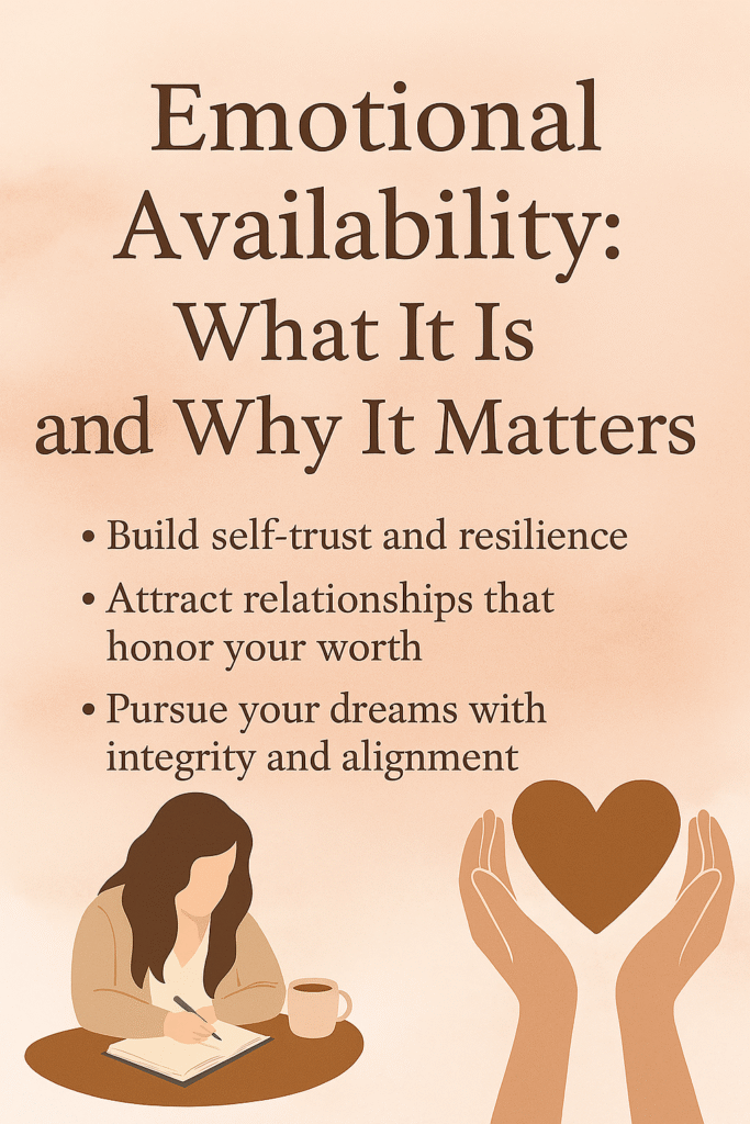 Emotional Availability: What It Is And Why It Matters - Womans Daily Needs